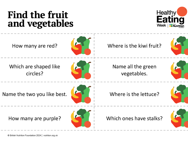 Healthy Eating Week 2024 - Early Years