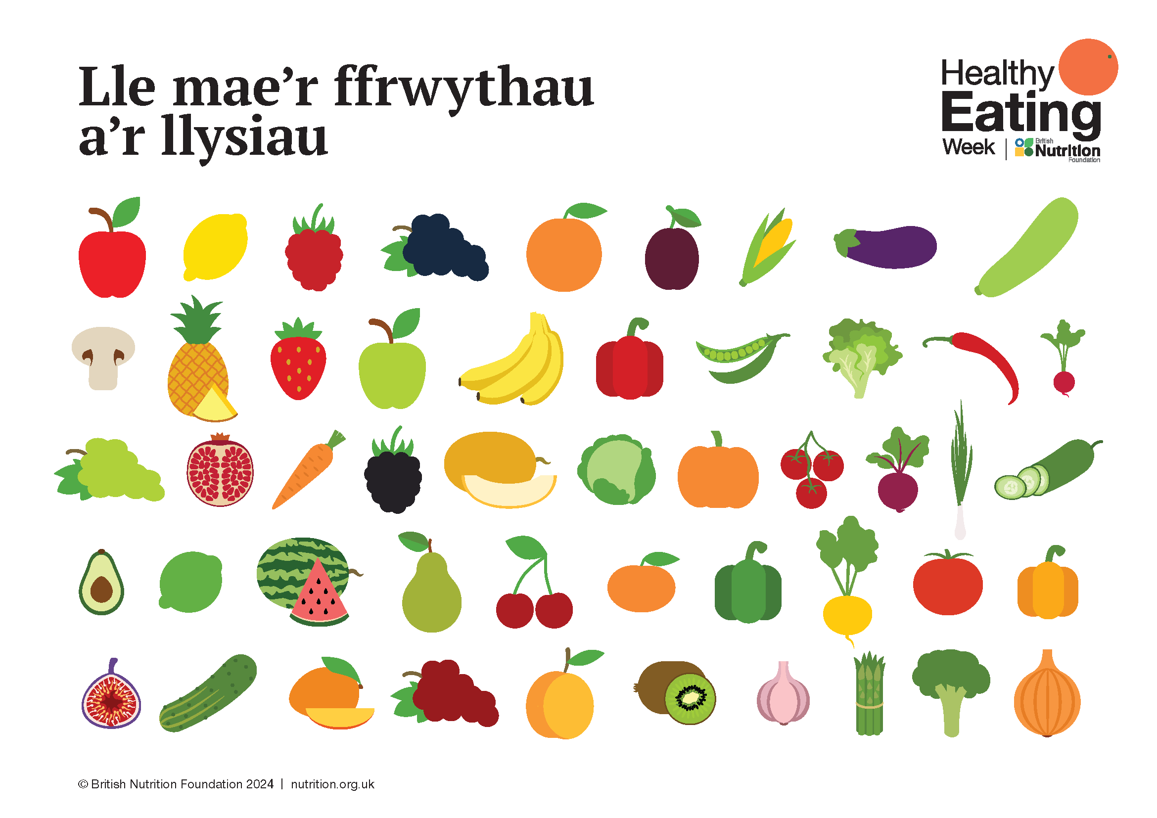 Healthy Eating Week 2024 - Welsh resources
